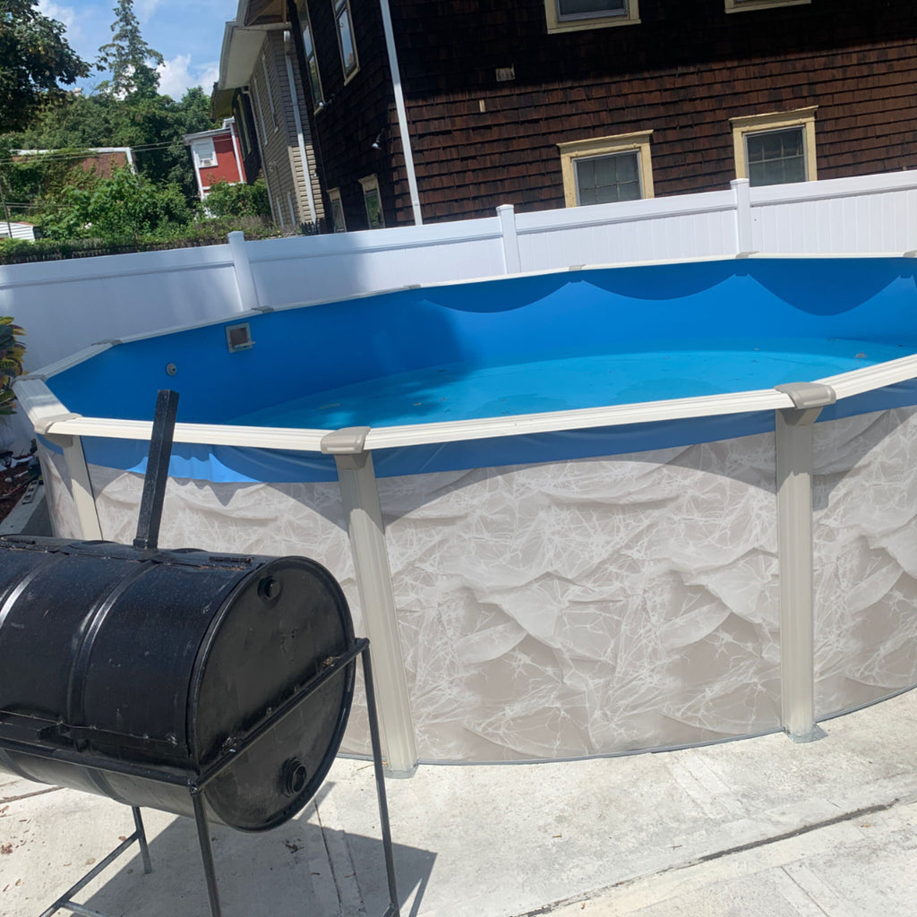 How To Install an AG Oval Pool - Pt 2, Assembling the Strap Assemblies