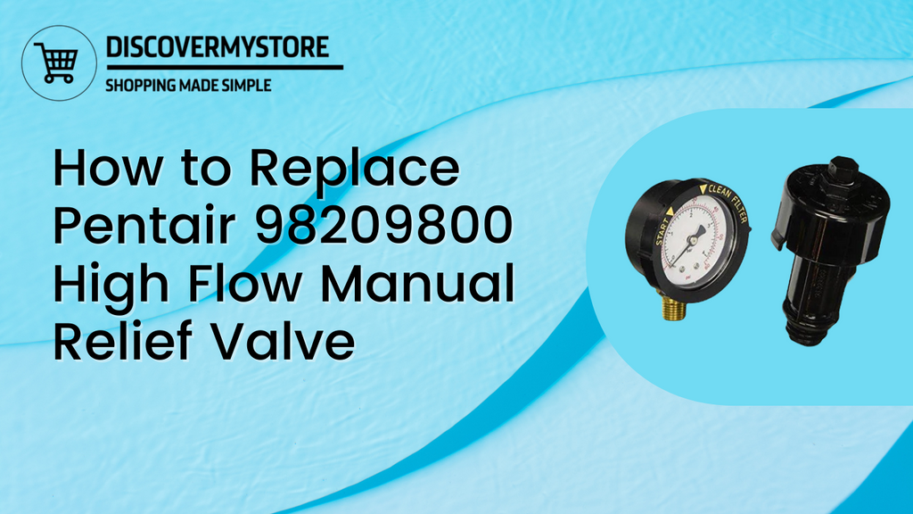 How to Replace Pentair 98209800 High Flow Manual Relief Valve Replacem