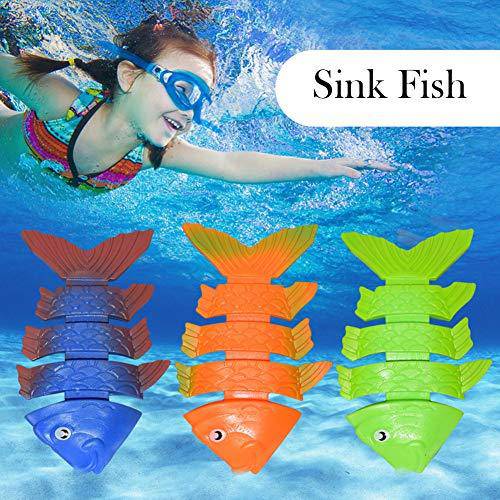 A&I AiLike Sinking Fish Diving Seaweed Rings Underwater Fun Pool Games