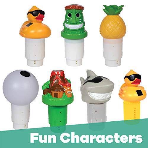GAME Solar Light-Up Derby Duck Pool Chlorinator; 3”-Tablet Chlorine Di