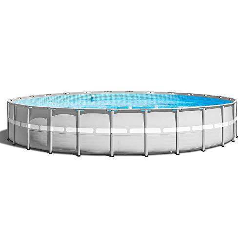 Intex 26ft x 52in Ultra Frame Above Ground Swimming Pool Set with Pump