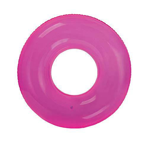 Intex Colorful Transparent Inflatable Swimming Pool Tube Raft | 59260E