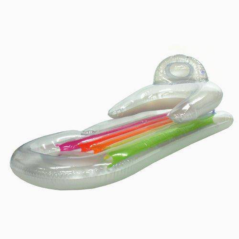 Intex King Kool Lounge Floating Swimming Pool Lounger with Cupholder