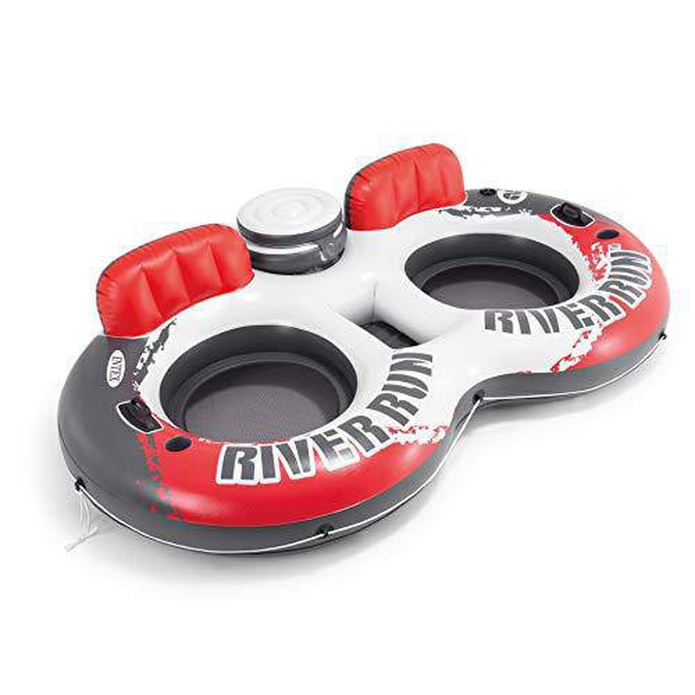 Intex River Run Inflatable 2 Person Pool Tube Float Raft Water Lounger