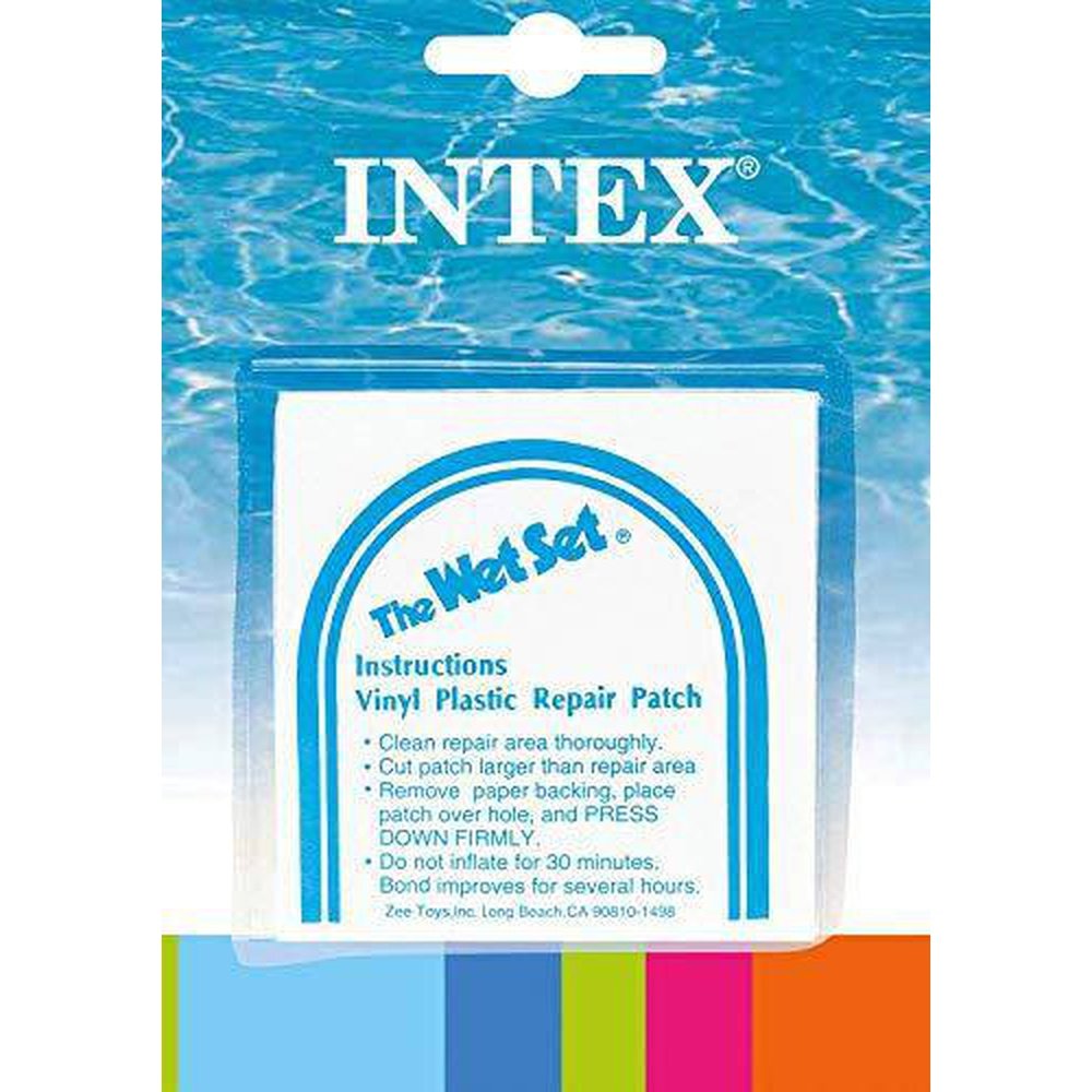 INTEX Wet Set Adhesive Vinyl Plastic Swimming Pool Tube Repair Patch 1
