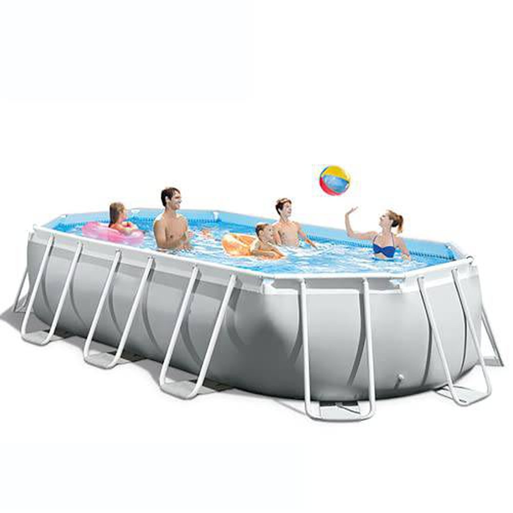 KUYH Large Frame Swimming Pool, Large Above-Ground Swimming Pool with