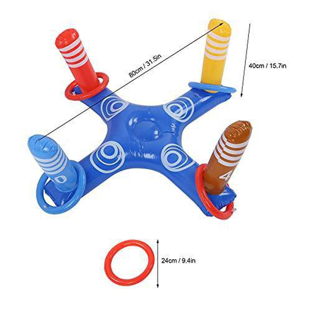 LZKW Floating Toss Game, Inflated and Deflated Quickly Pool Toss Game