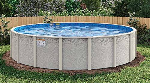 Pool 21 Ft Round x 54 Inch H Silver Sands Above Ground Galvanized Stee