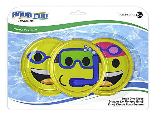 Poolmaster Three Pack Emoji Swimming Pool Dive Toy