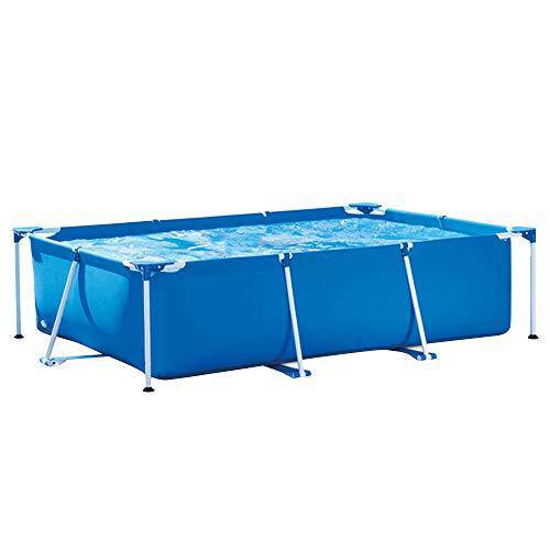 Rectangular Frame Above Ground Pool Steel Tube Rectangular Swimming Po