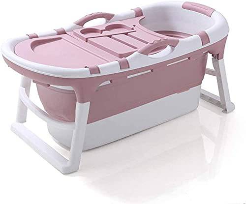 RSQJ Constant Thermal Insulation Blue，Adult Bath Bucket Portable Folda