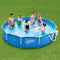 Summer Escapes 12' x 30" Round Metal Frame Above Ground Swimming Pool