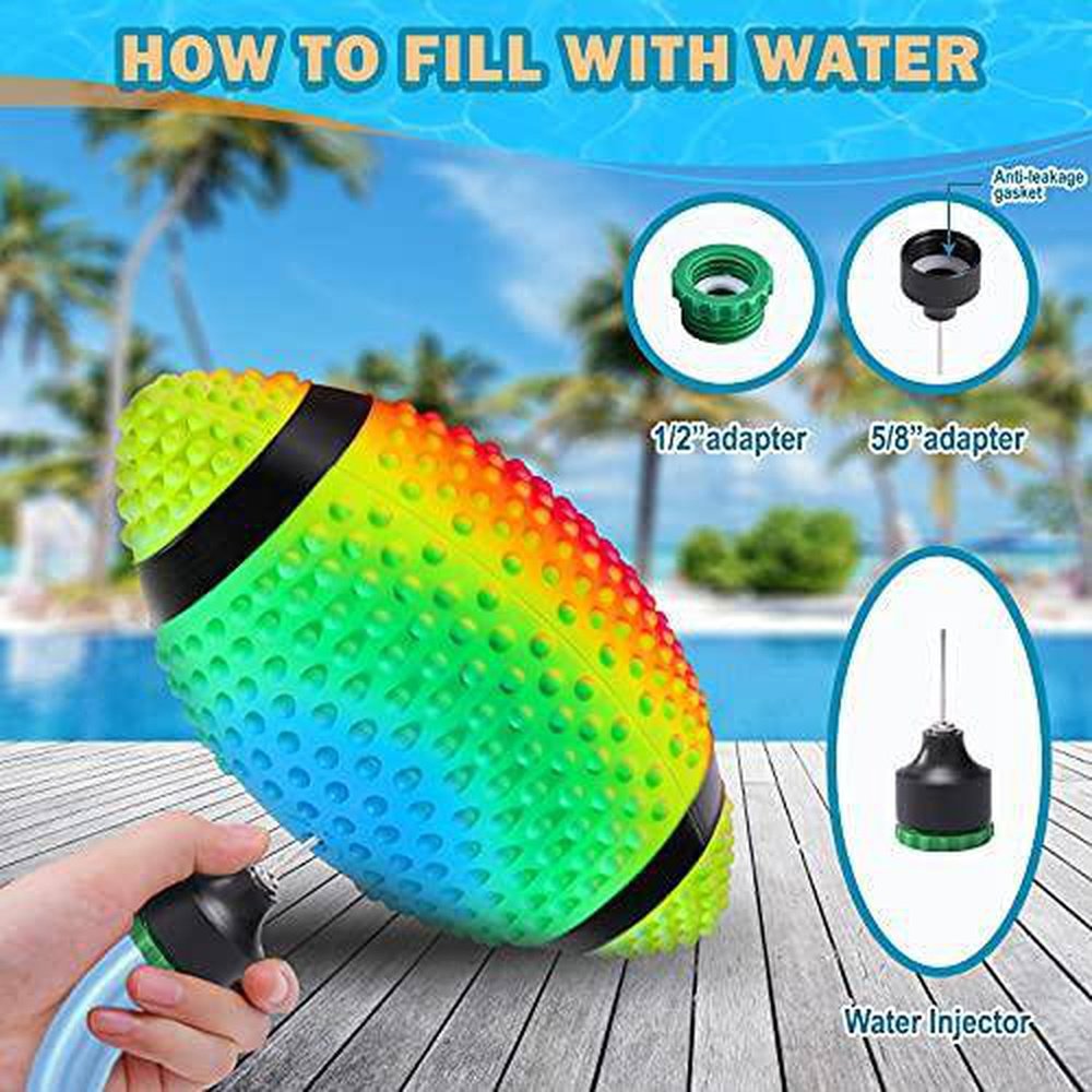 Swimming Pool Ball, Ball Game for Pool 9.6 Inch Inflatable Pool Footba
