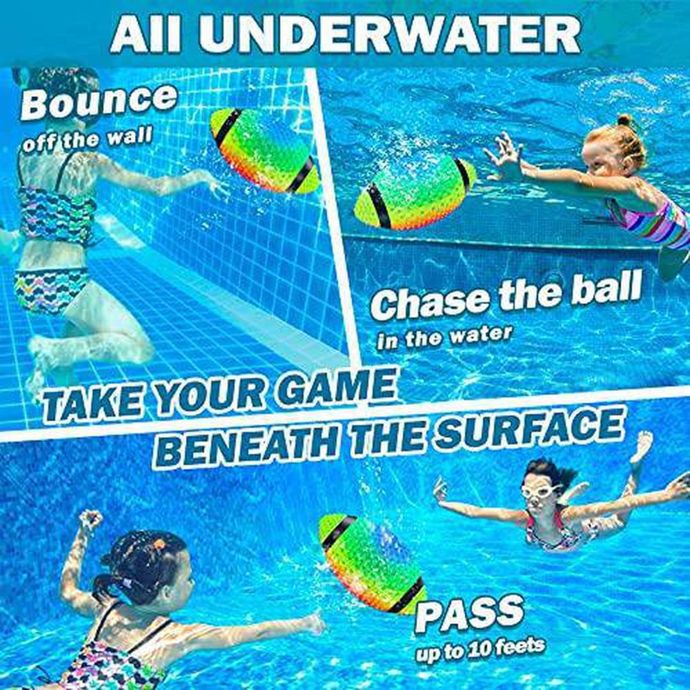 Swimming Pool Ball, Ball Game for Pool 9.6 Inch Inflatable Pool Footba