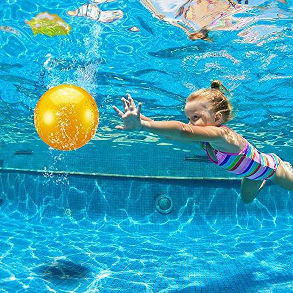 Swimming Pool Ball, Ball Game for Pool 9 Inch Ball Fills with Water In