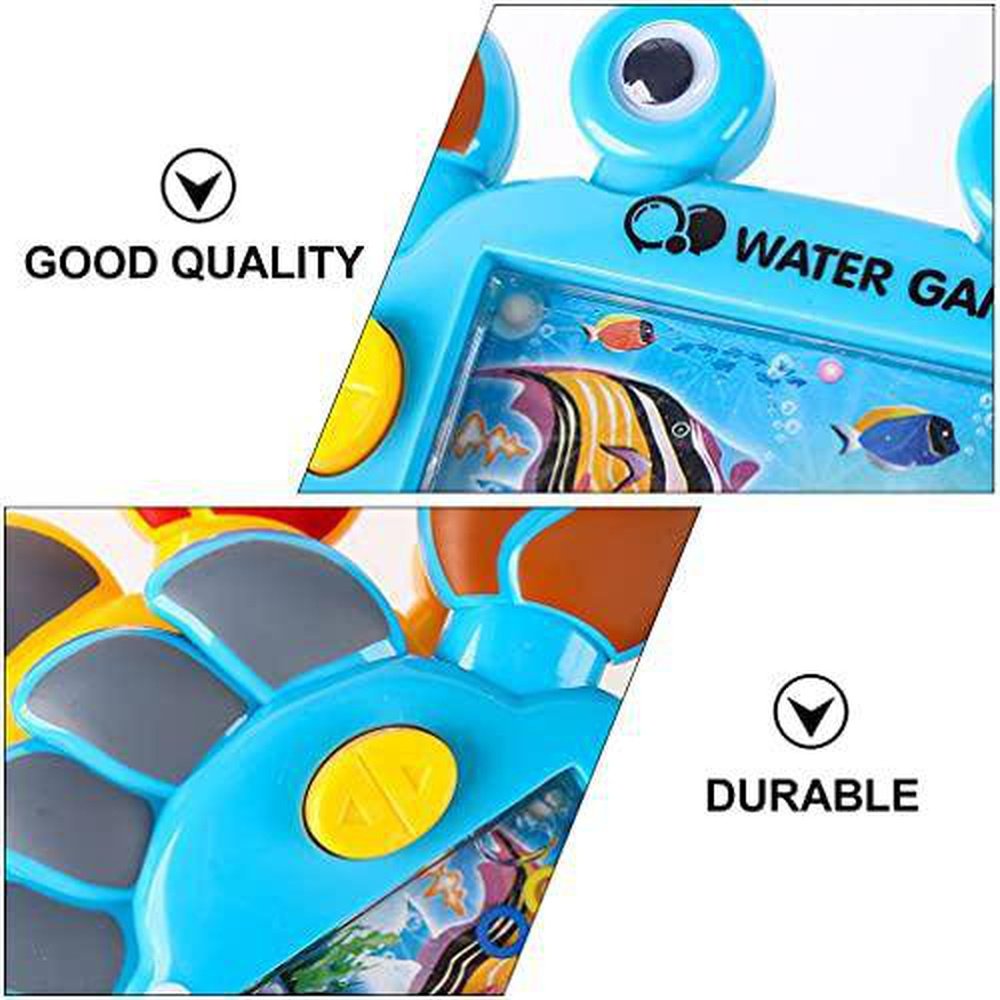 Toyvian 4pcs Handheld Water Game Crab Water Ring Game Fish Ring Toss T