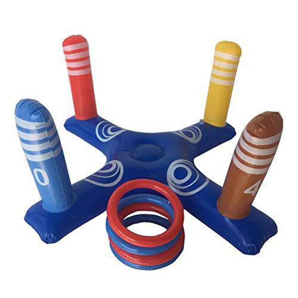 Pool Toss Game Inflatable Ring Toss Pool Game Toys Floating Swimming P